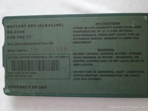 Non-rechargeable Alkaline Military Battery BA-3386 - JL (China ...