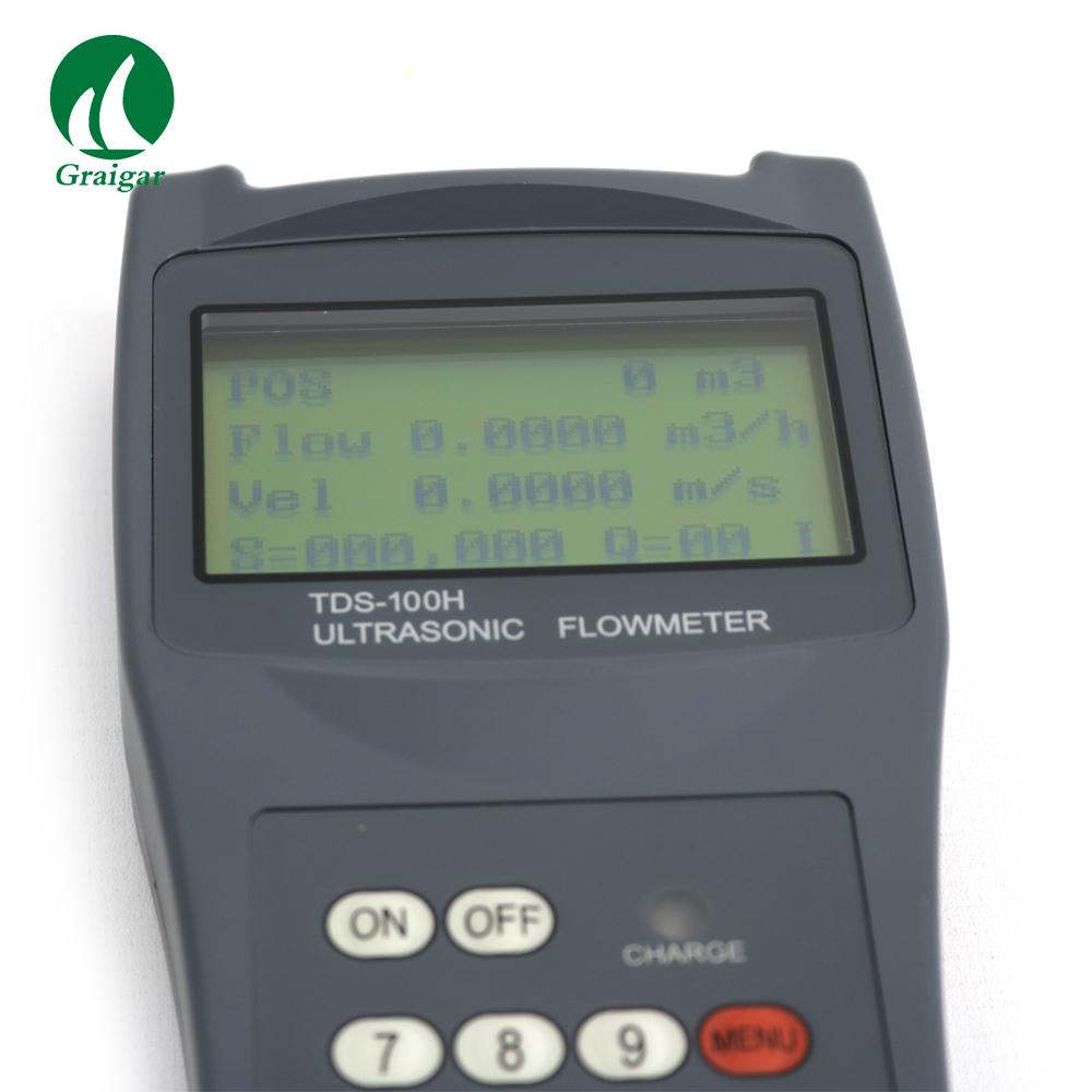 TDS-100H-M2 Portable Ultrasonic Flowmeter Liquid Flow Meter with M2 Transducer M - GRAIGAR ...