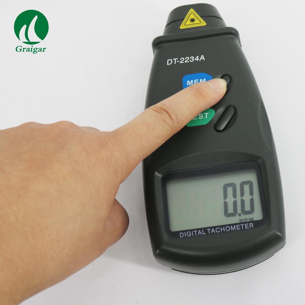 Photo Tachometer(laser) DT2234A/B/C 2.5~99999 RPM Photoelectric tach ...