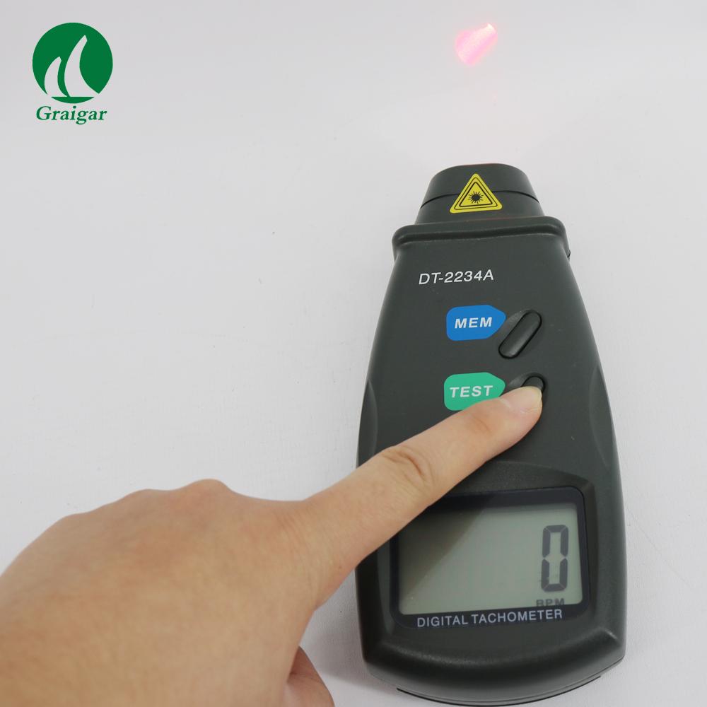 Photo Tachometer(laser) DT2234A/B/C 2.5~99999 RPM Photoelectric tach ...
