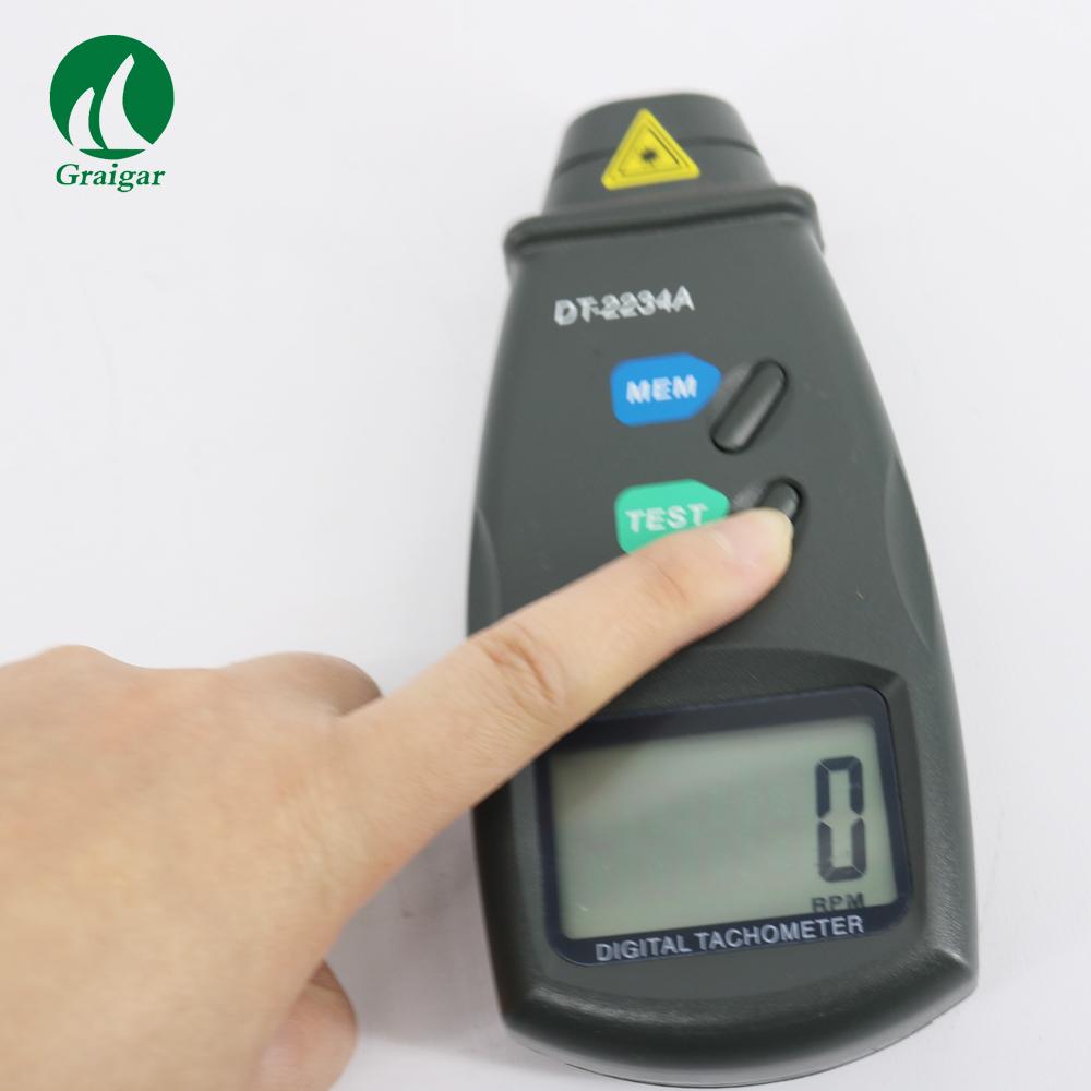 Photo Tachometer(laser) DT2234A/B/C 2.5~99999 RPM Photoelectric tach