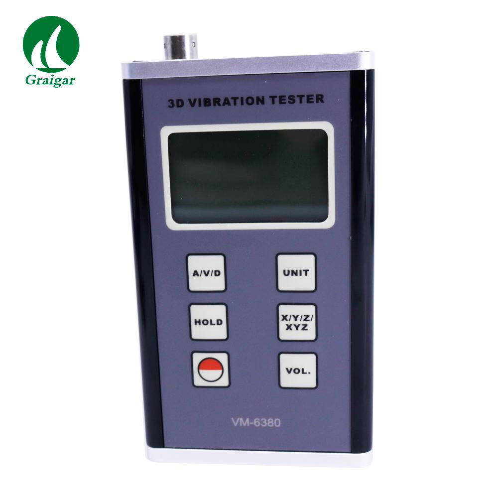 Vm 6380 Digital Vibration Tester 3d Vm6380 3 Axis Piezoelectric Vibrometer Vm 63 Graigar