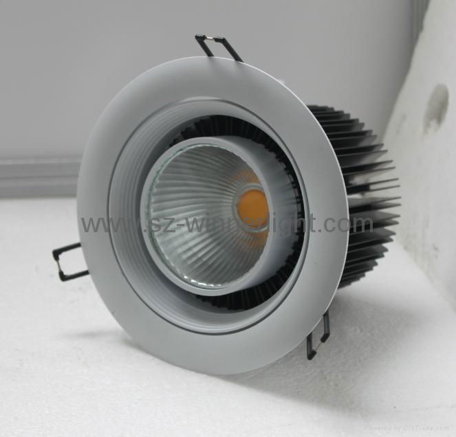 25W COB LED downlight Cut out 110mm - 25W downlight - winner light ...