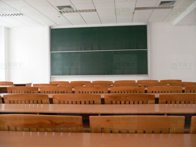 Column vertical lifting blackboard up and down push and pull green ...