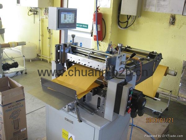 Roll Paper Label Through Cut, Kiss Cut Cutting Machine - CQ-1200 ...