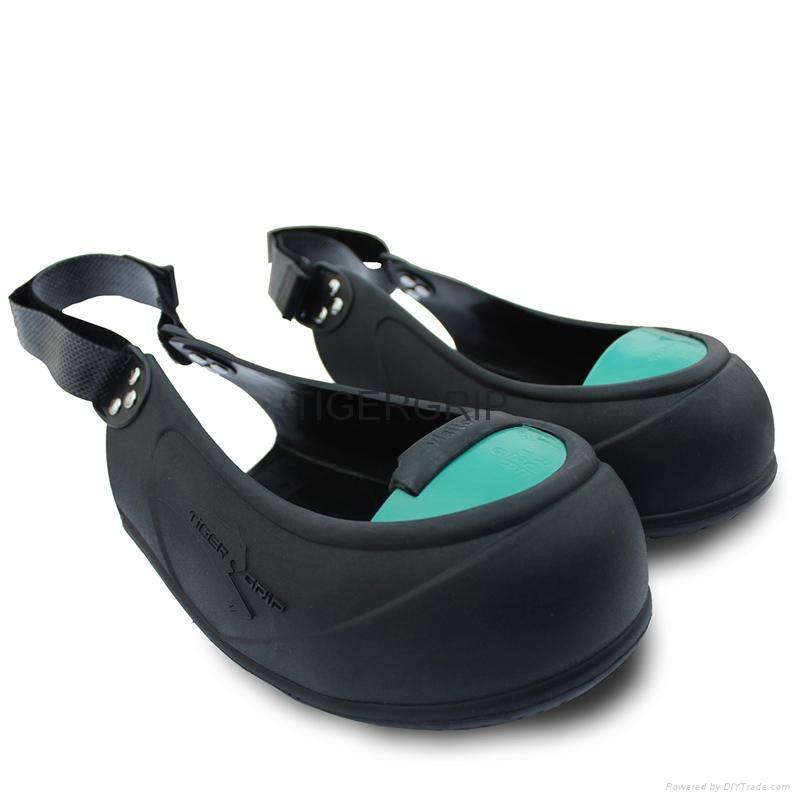 Tigergrip rubber non slip safety shoe boot cap anti smashing steel toe ...