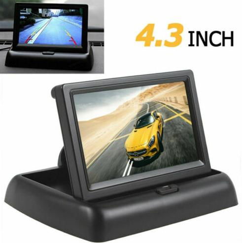 Foldable Car Digital Display 4.3" Monitor High-definition 2-way Car ...