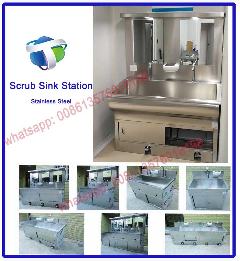 Stainless Steel Scrub Sink Station for Hospital Operating Room ...
