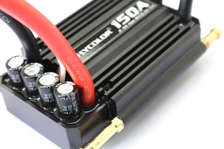 FLYCOLOR 150A brushless ESC of rc boat & ship with BEC - ESC 150A ...