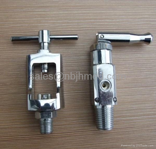 Gas Oxygen Cylinder Valve CGA 870 & Valve Yoke - CGA-870 - JH (China ...