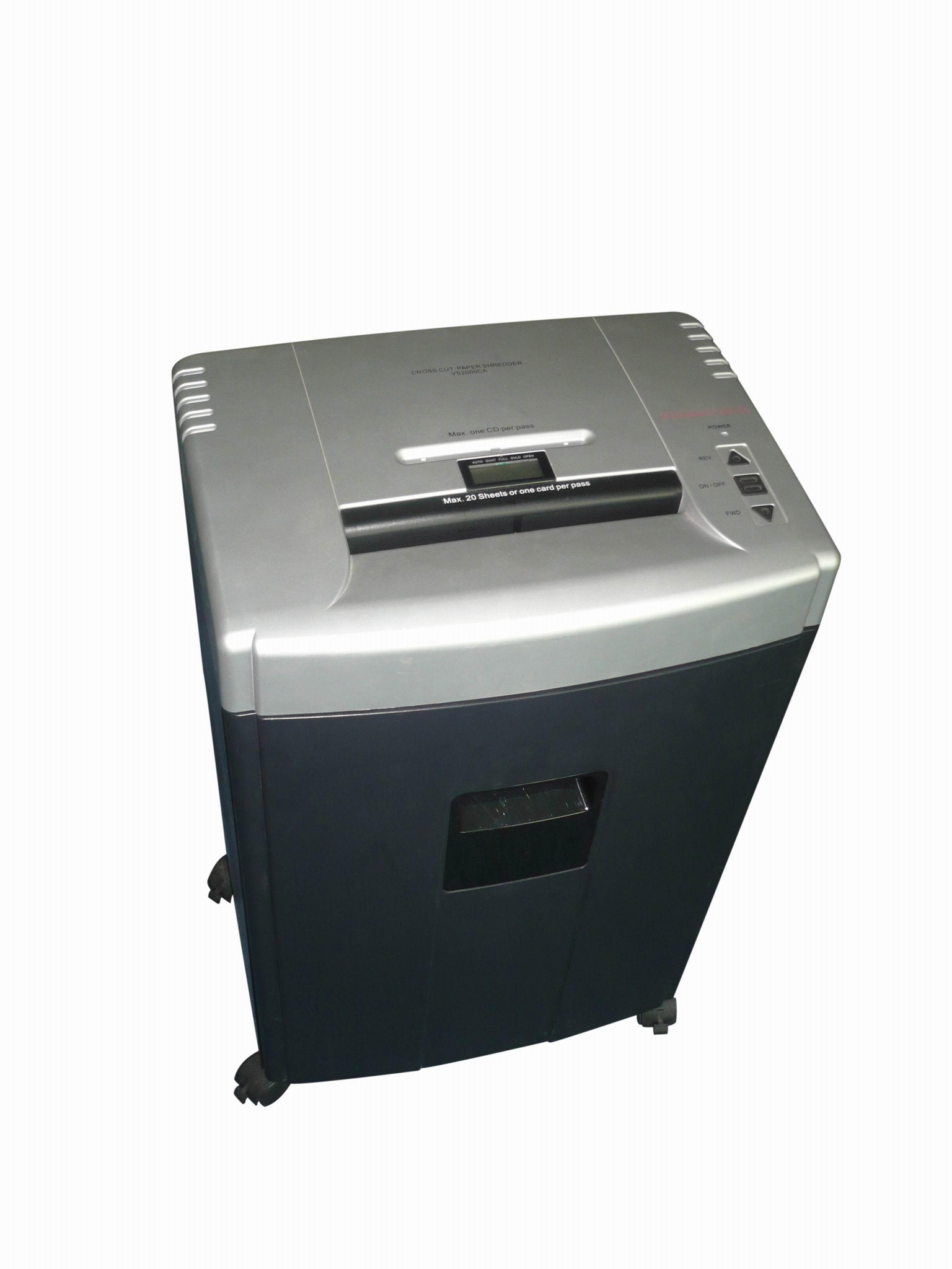 20-sheet paper CD shredder with P3 security level - HMVS2000CA - OEM ...