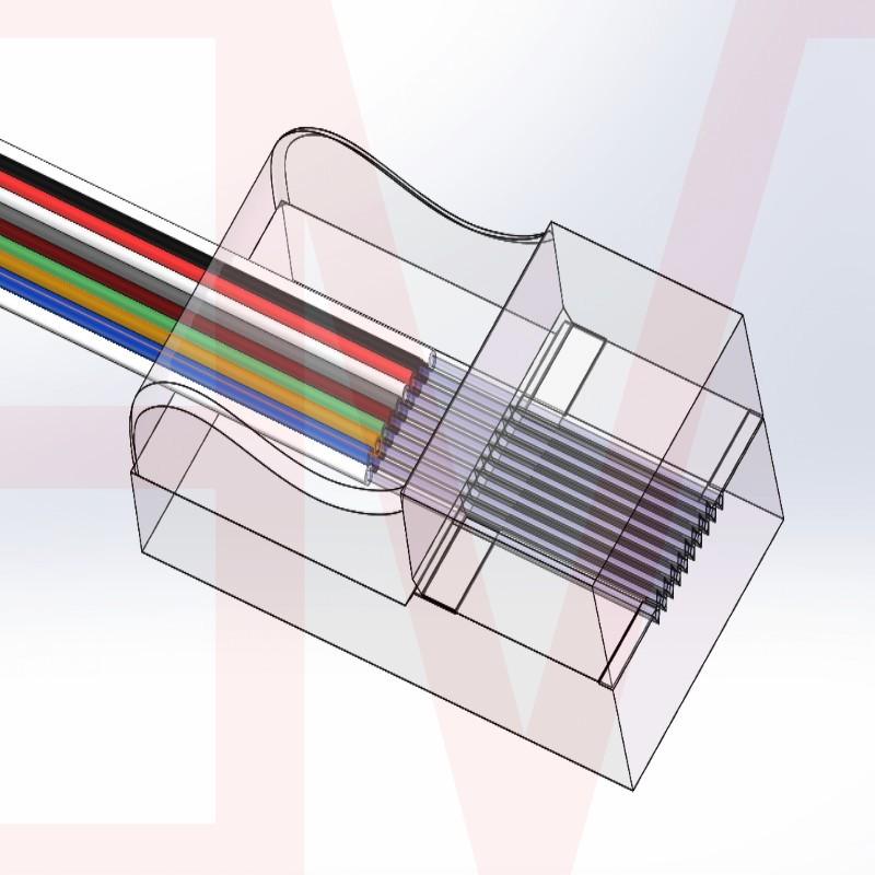 SM+PM mixed fiber array unit - Custom - 3V-TECH (China Manufacturer ...