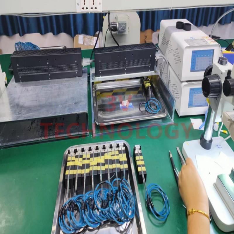 Custom 64cores glass ferrule optic fiber pigtail - 3V-TECH (China ...