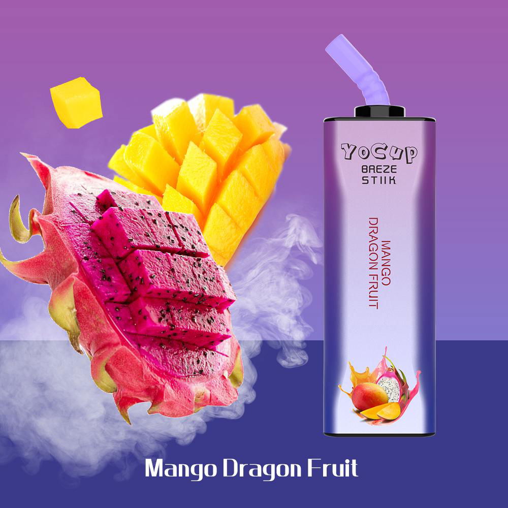 Breze Stiik Yocup disposable 8000 Puffs Vape Bar USB-C rechargeable Pod ...