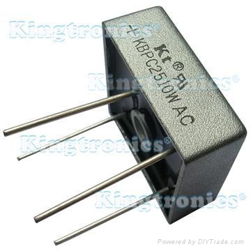 Kingtronics Kt bridge rectifier KBPC2510W (China Trading Company) - Capacitor - Electronic ...