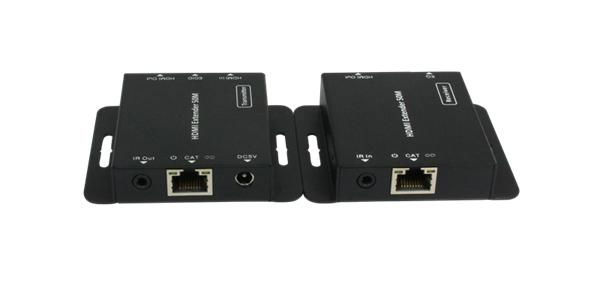 HDMI Extender over single 50m/164ft UTP Cables with IR Co ntrol - HDE ...