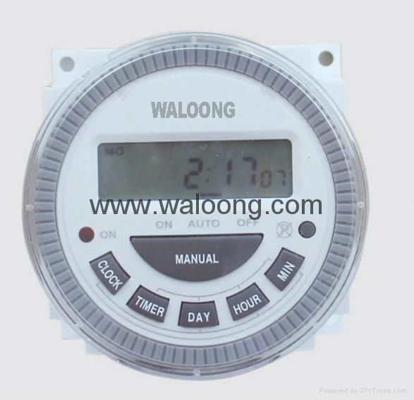 Digital Programmable Weekly timer - 619 - WALOONG (China Manufacturer ...
