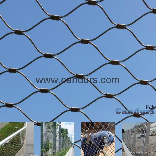2 mm 200 mm x 350 mm Stainless Steel Wire Cable Sleeve Mesh - CD20200 ...