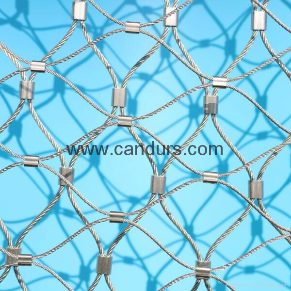 1.5 mm 180mm x 312 mm Flexible 316 Stainless Steel Wire Rope Mesh ...