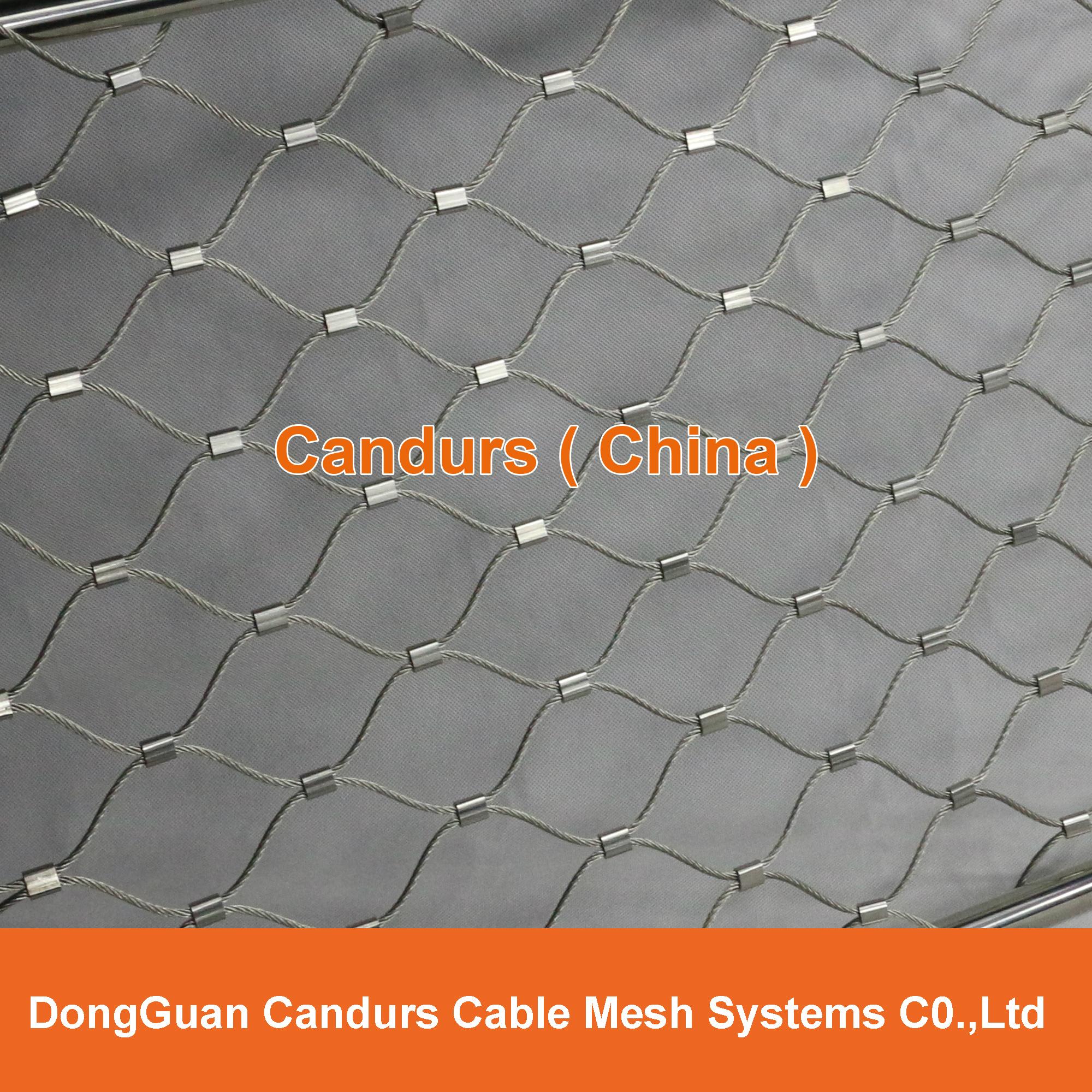 stainless steel Cable Mesh Division Screen - DecorRope - Candurs (China ...