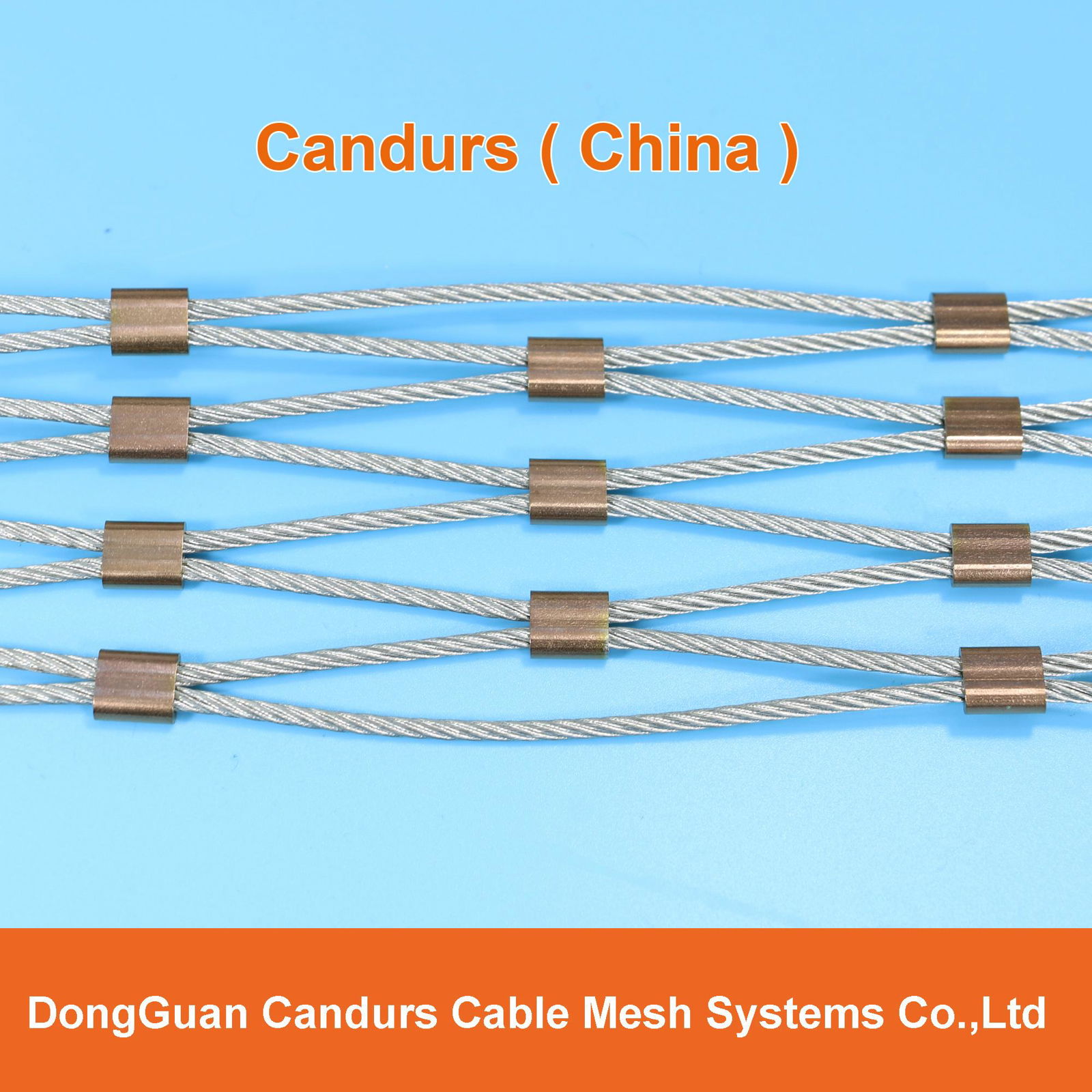 Stainless Steel Rope Balustrade Mesh - DecorRope - Candurs (China ...
