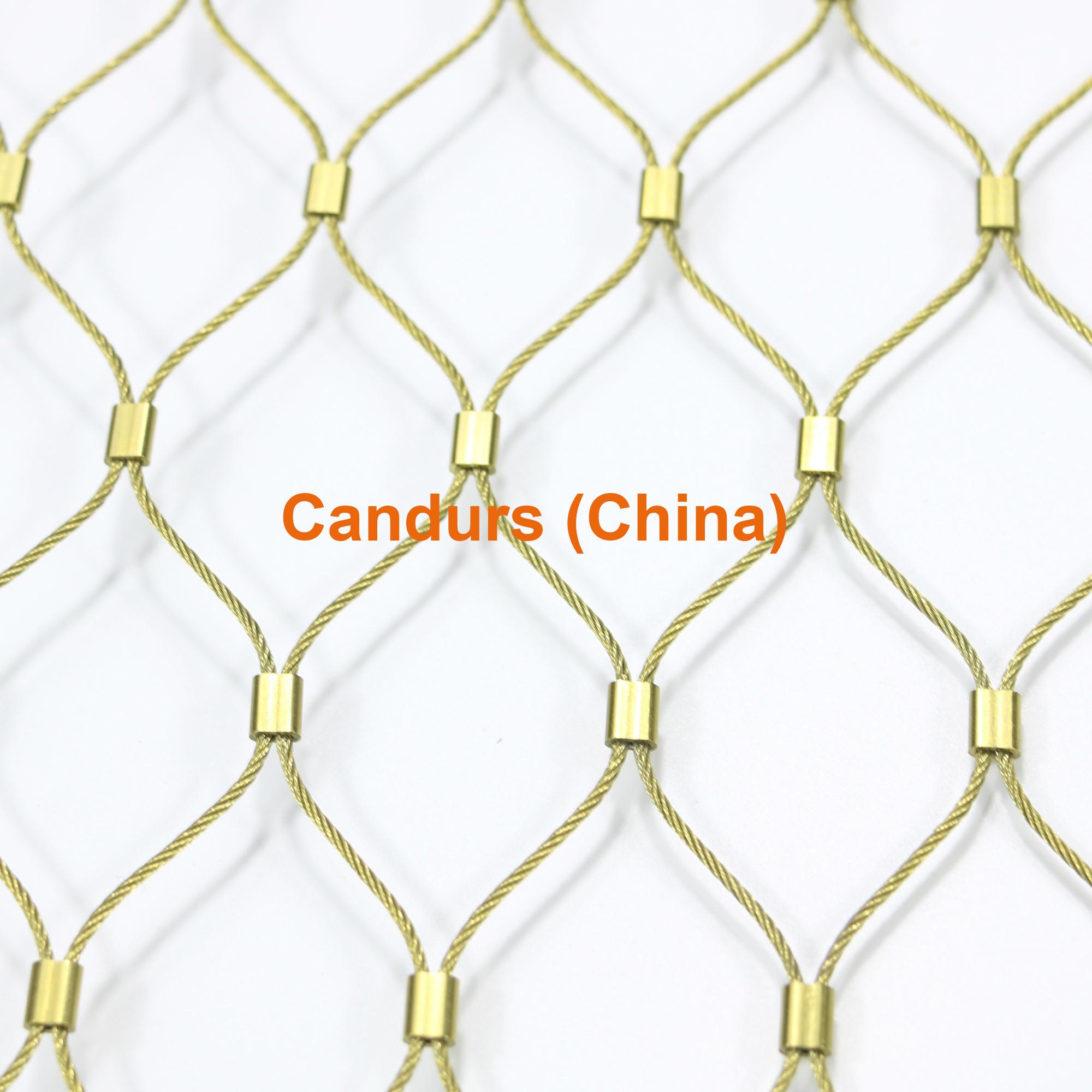 1 mm 80 mm x 140 mm Stainless Steel Clip Cable Netting - CD1080 ...