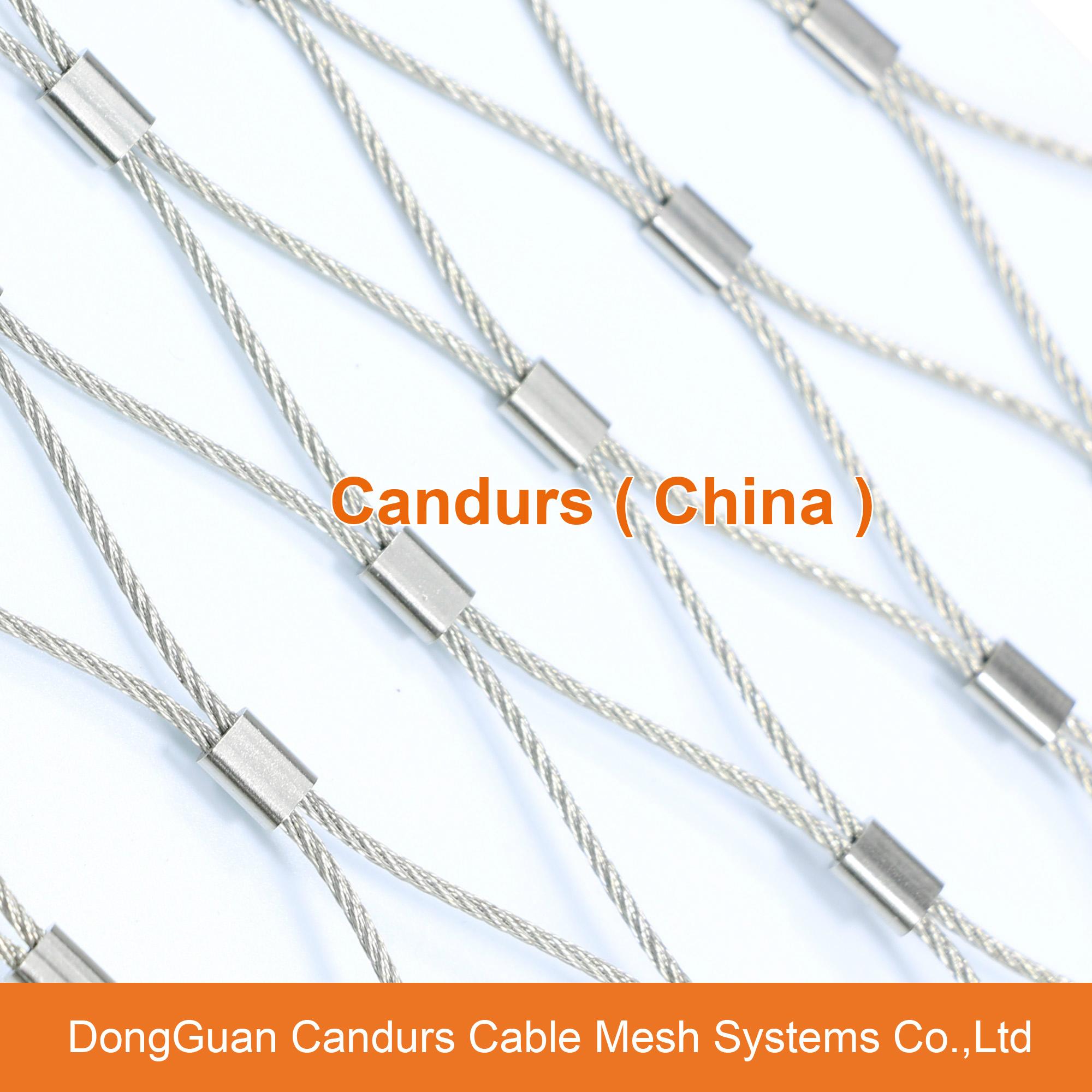 Stainless Steel Rope Balustrade Mesh - DecorRope - Candurs (China ...