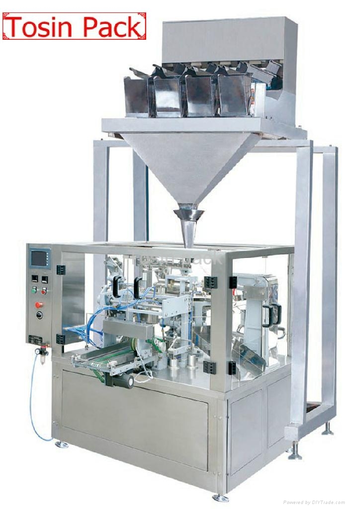 Premade bag rotary packing machine - TS8-200-S - Tosin (China ...