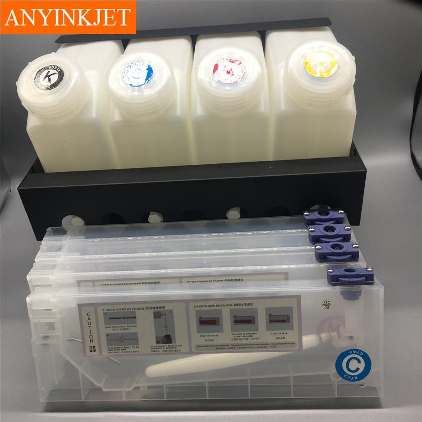 4 color bulk ink system for Roland Mimaki JV33 JV5 Mutoh 1614 1604 ...