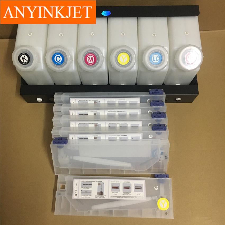 6 color bulk ink system use for Roland/Mimaki/Mutoh and othe printer ...