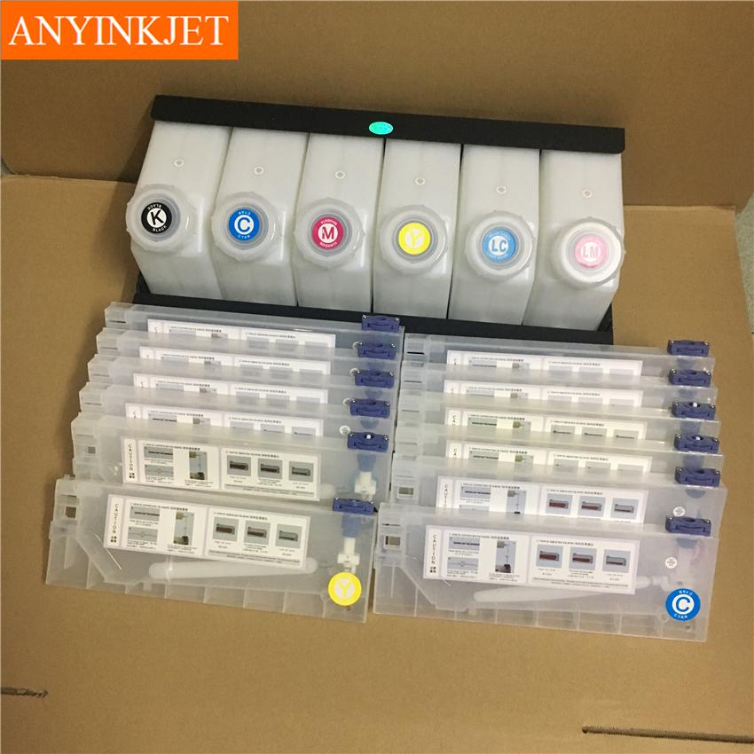 bulk ink system for Roland/Mimaki/Mutoh (6 tank+ 12 cartridge) - AY-2*6 ...