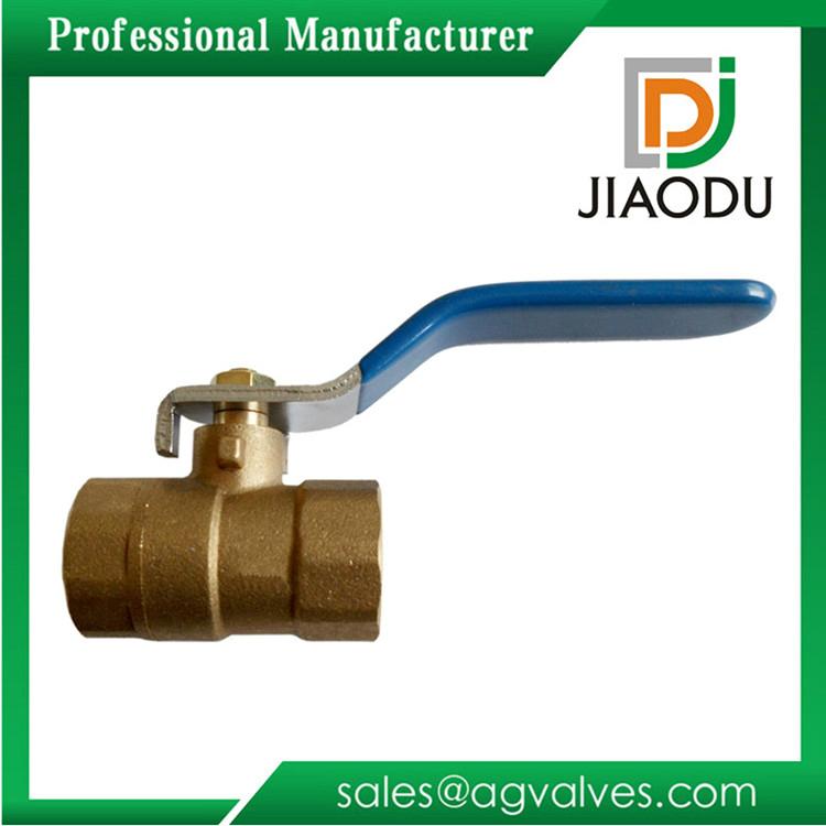 forged CW617N brass ball valve 600 wog water red lever handle - JD-5601 ...