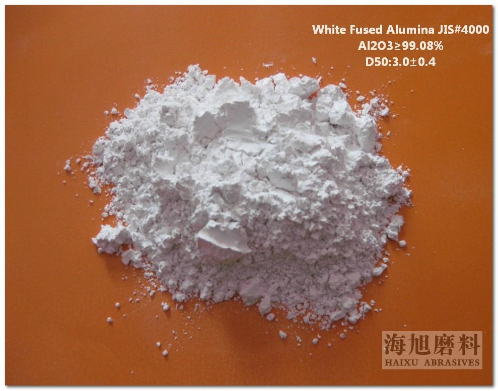White fused aluminum oxide powder 1200#1500# - W5 - HAIXU ABRASIVES ...