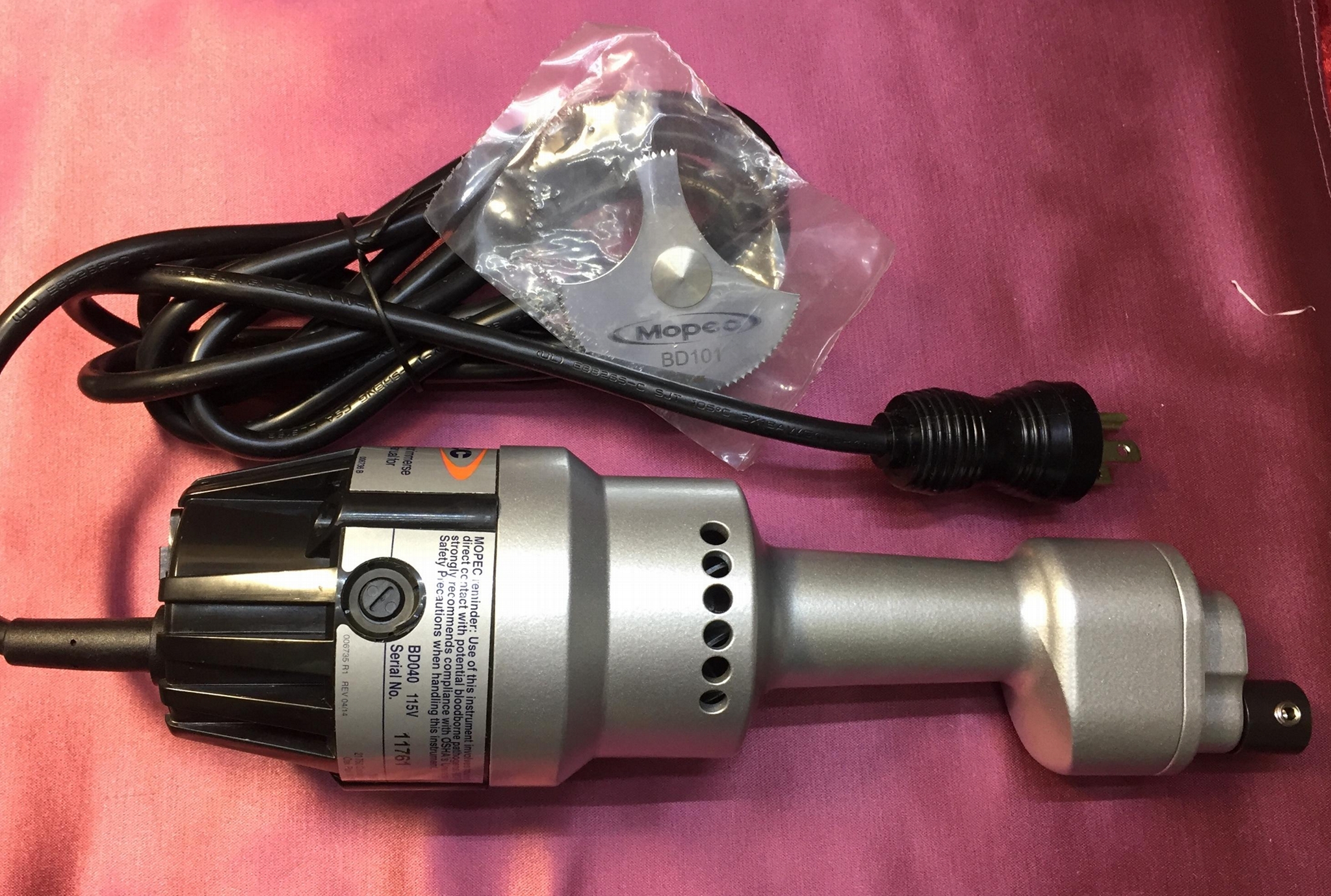 Autopsy Saw - BD 040 - MOPEC (Taiwan Trading Company) - Funeral ...