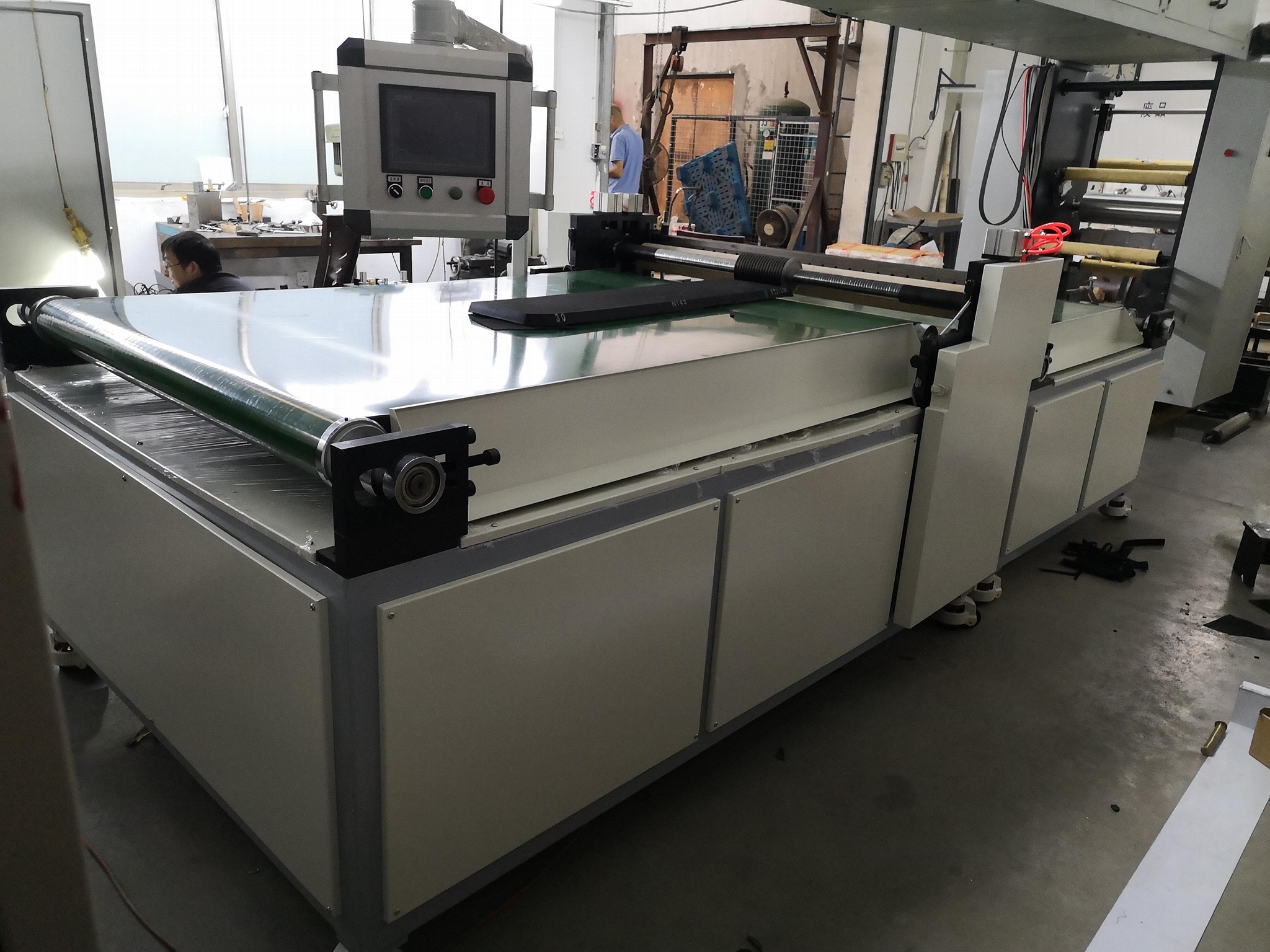 Fully automatic slitting and transverse cutting machine - ZHQ-1000 ...