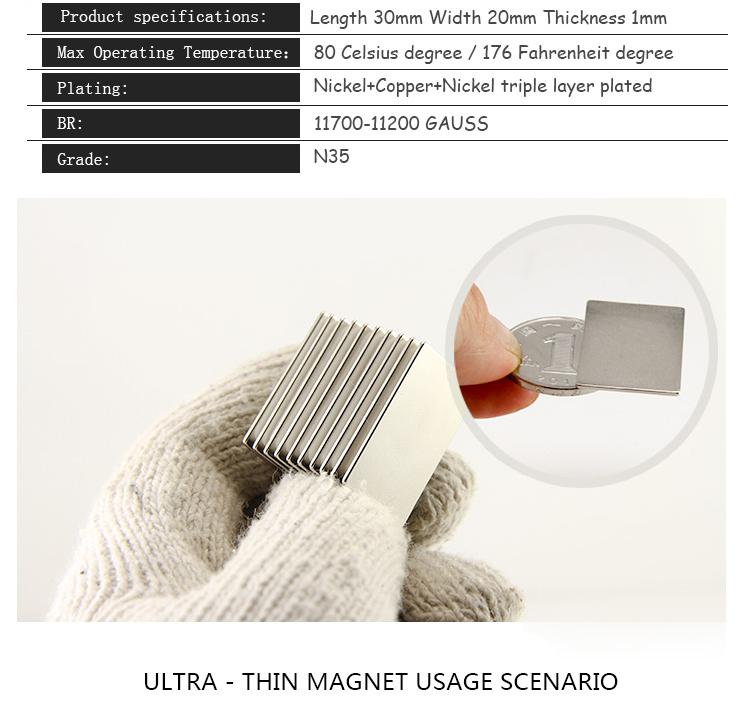 Ultra Thin Rare Earth Neodymium Magnet Magnets - We accept OEM (China ...