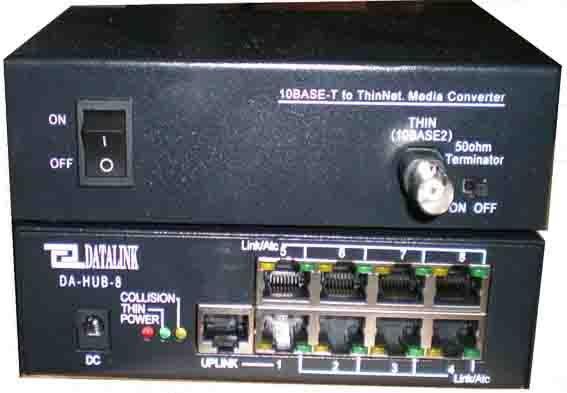 DA-HUB-8 以太网集线器/支持BNC铜轴电缆 - 北京市 - 生产商 - 产品目录 - 北京数联信通信技术有限公司