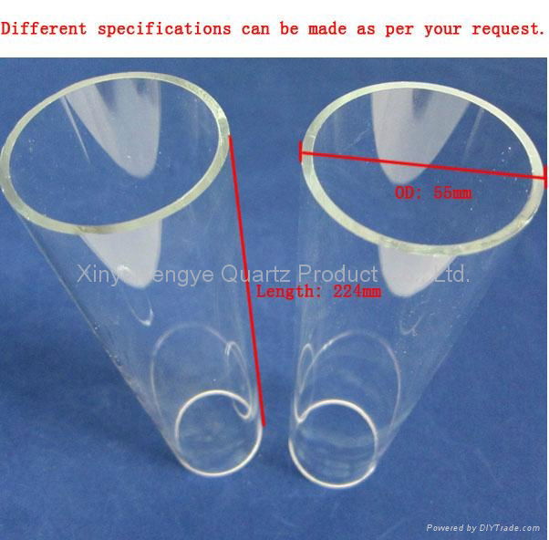 High pressure large diameter quartz glass tube - HYNQT-1 - Hengye ...