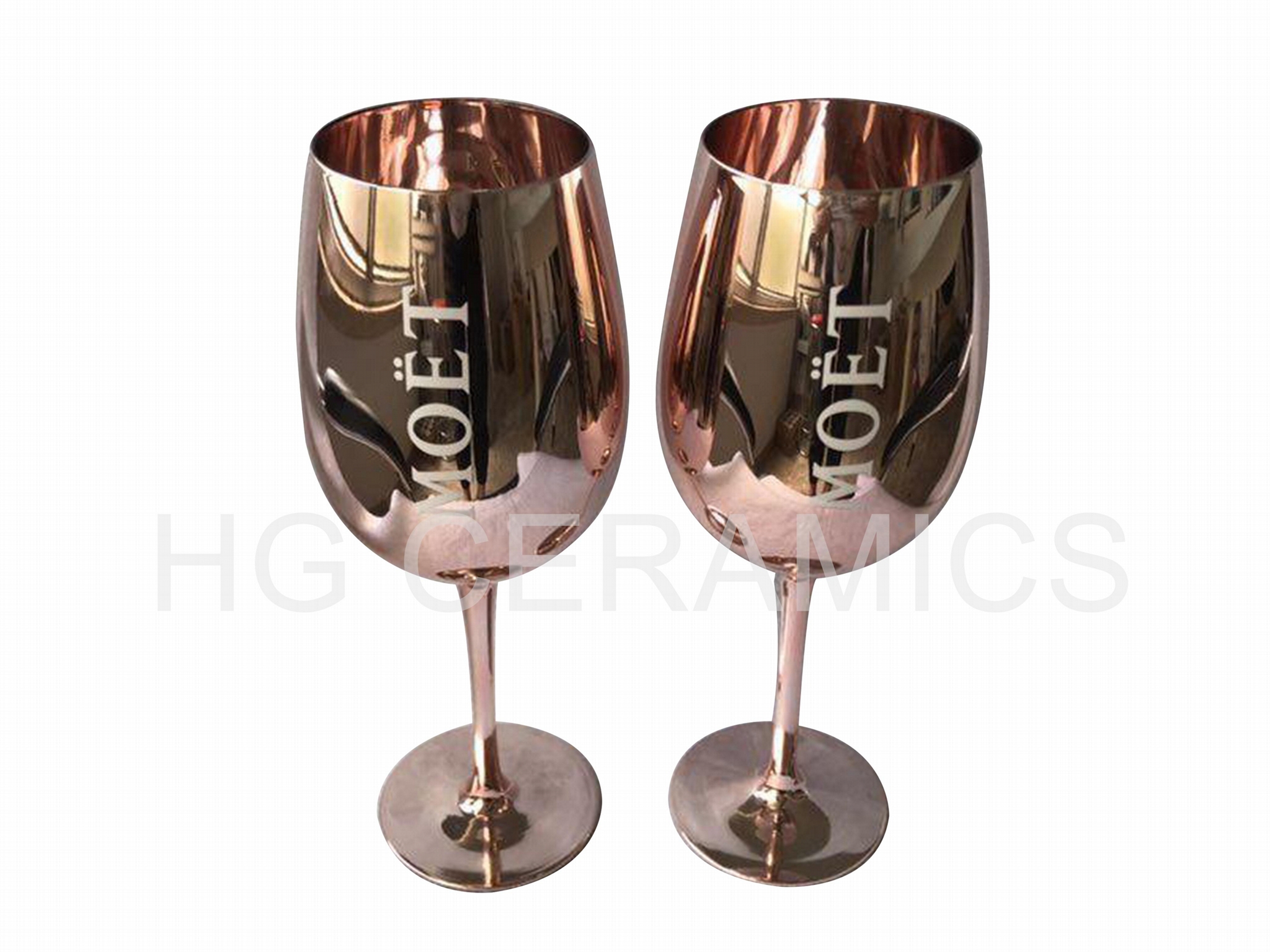 Gold Color Wine Glass - wine glass - HG Glass (China Manufacturer ...