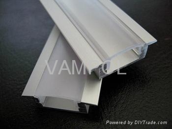 MOQ 10meters free shipping aluminum led recessed 8mm led strip light ...