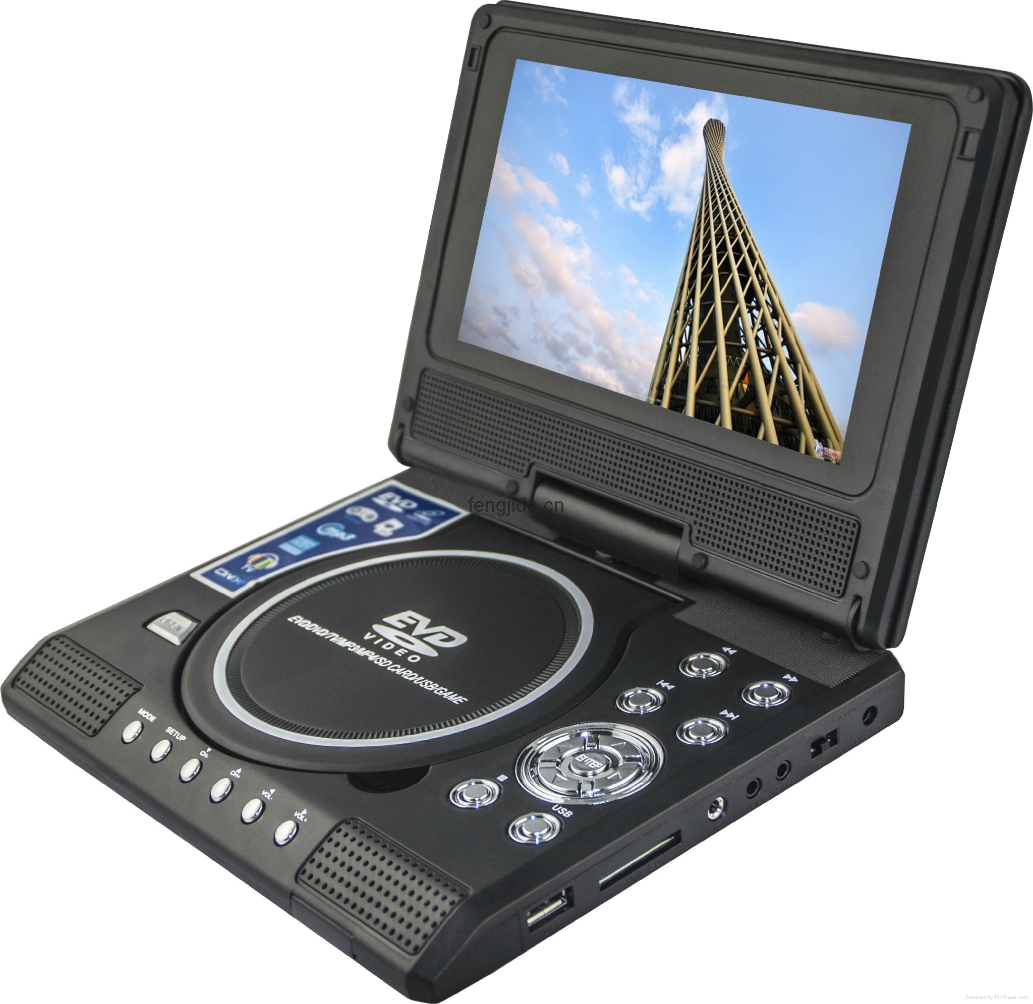 7 inch LCD screen portable DVD - 750B - FJD (China Manufacturer ...