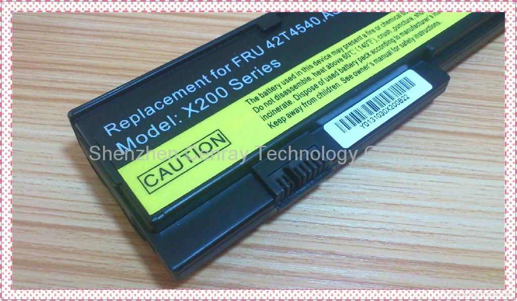 6 Cell Battery For Lenovo ThinkPad X200 X200s X201 X201s 42T4543 ...