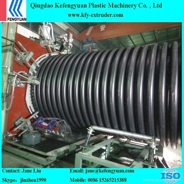 HDPE inner rib enhanced pipe making machine - KFYK-2400 - kefengyuan ...