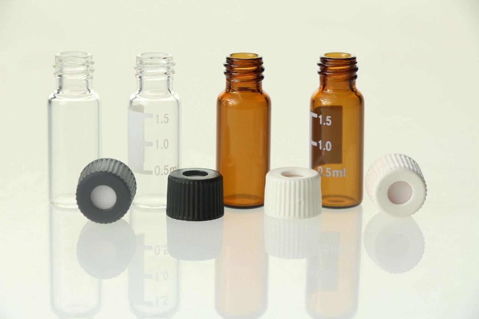 2ml autosampler glass Vial for Shimadzu instrument - 2ML-8-V1002 ...