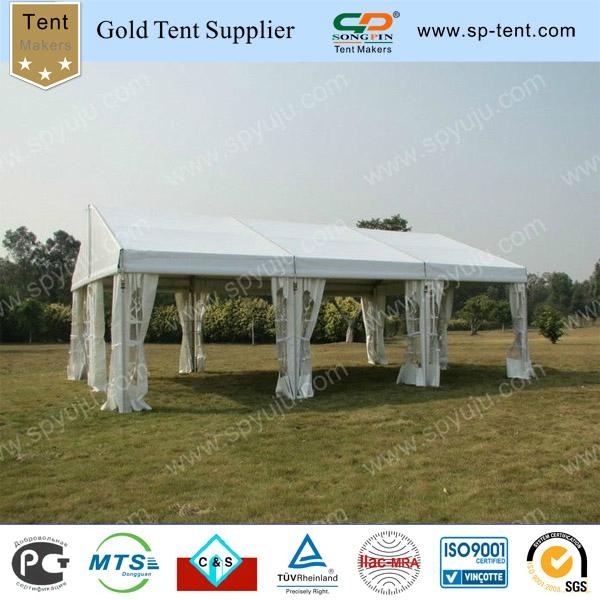 6x9m clear span tent with inner rolled PVC windows (China Manufacturer ...