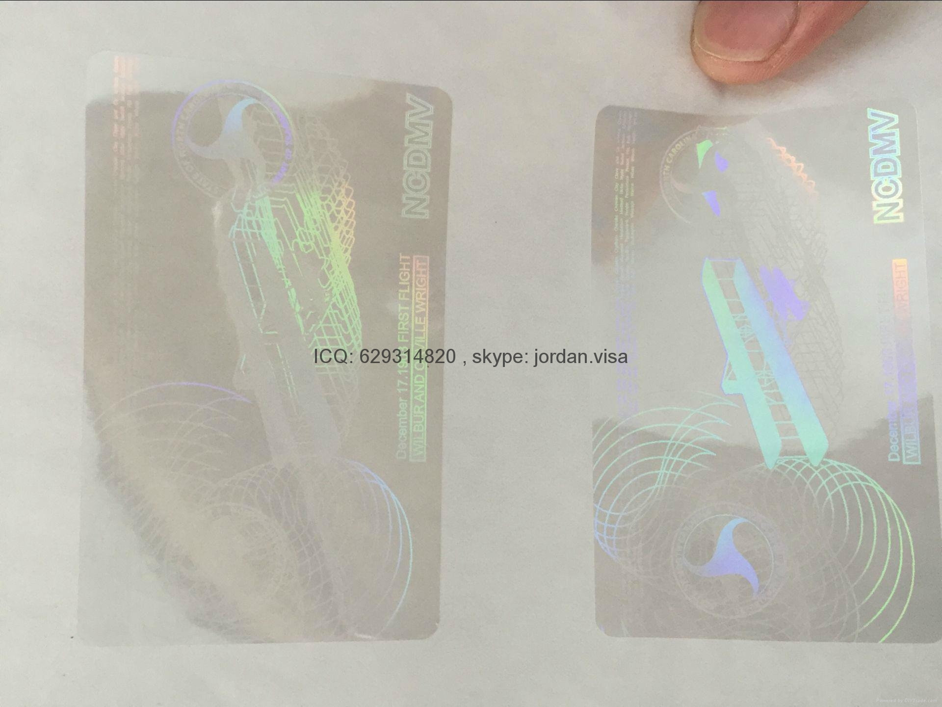 USA CT State ID overlay hologram - 00072 - OEM (China Manufacturer ...