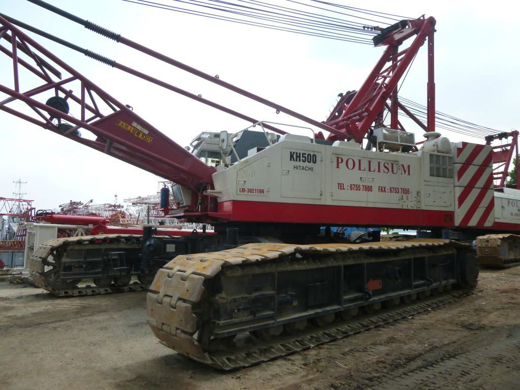 Used Crawler Crane Hitachi KH500-3 (Singapore Services or Others ...