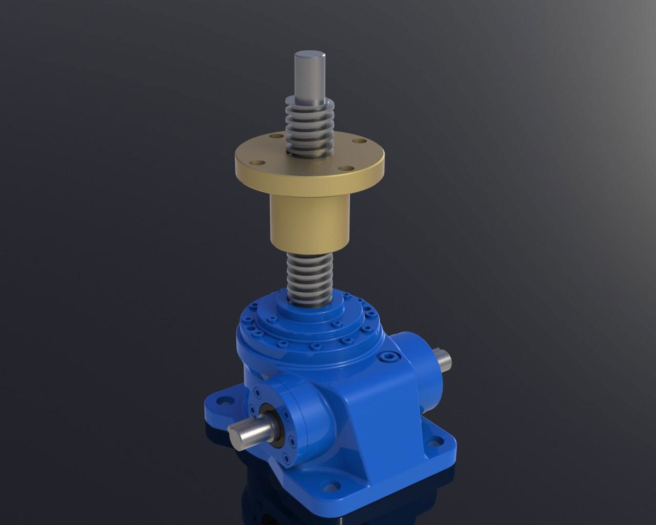 SWL 2T to 200T Worm Gear Screw Jack - SWL2.5-35 - REDSUN OR OEM (China ...
