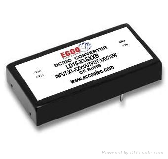 PCB mount 10W 15W DC/DC converter - LD15-12S24B - ECCOELEC (China ...