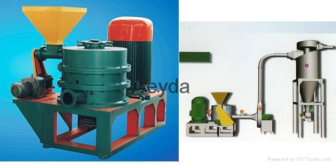 plastic rubber ultra micro super fine Turbine Vortex jet mill grinder ...